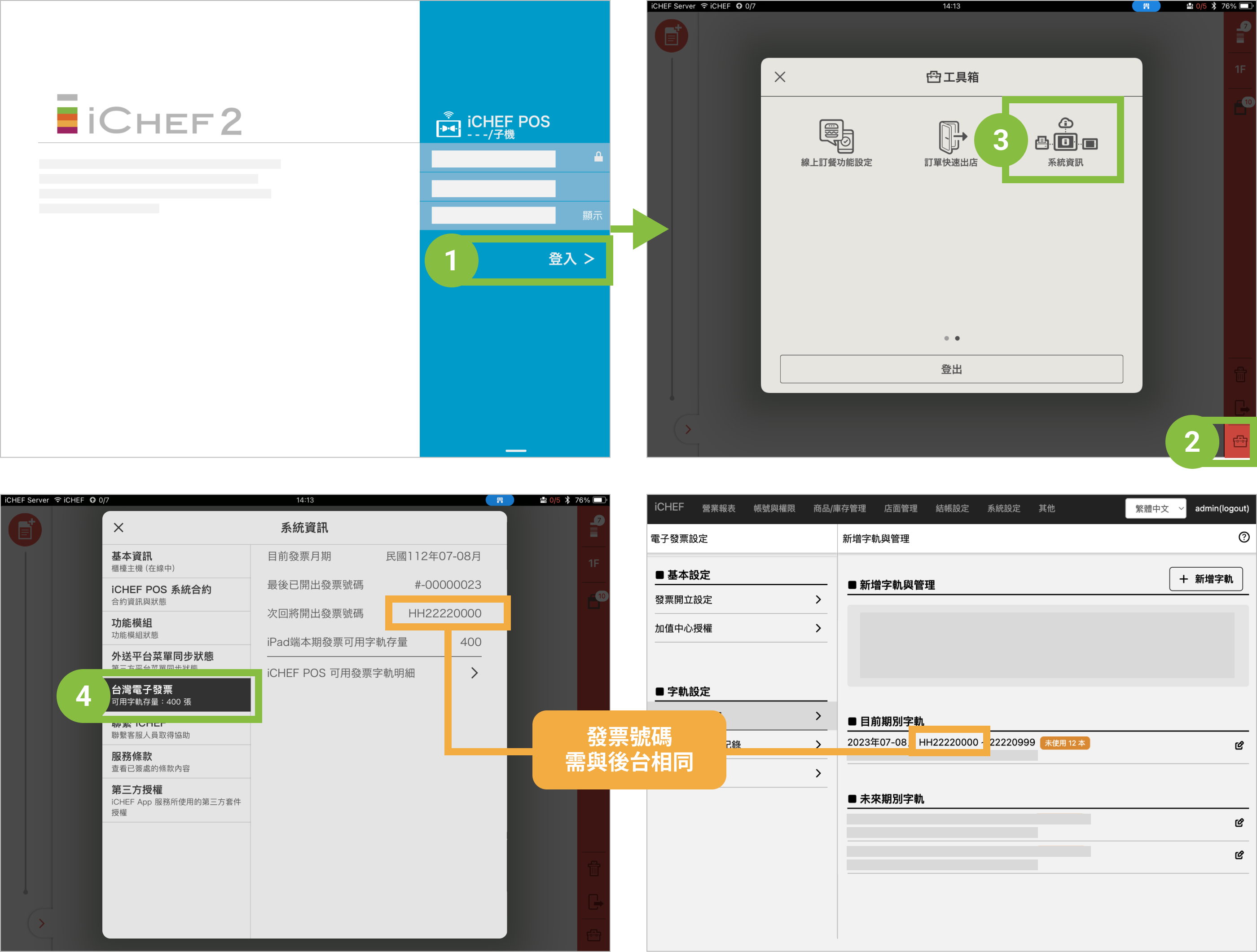 變更營業人統一編號｜電子發票 - iCHEF 知識庫