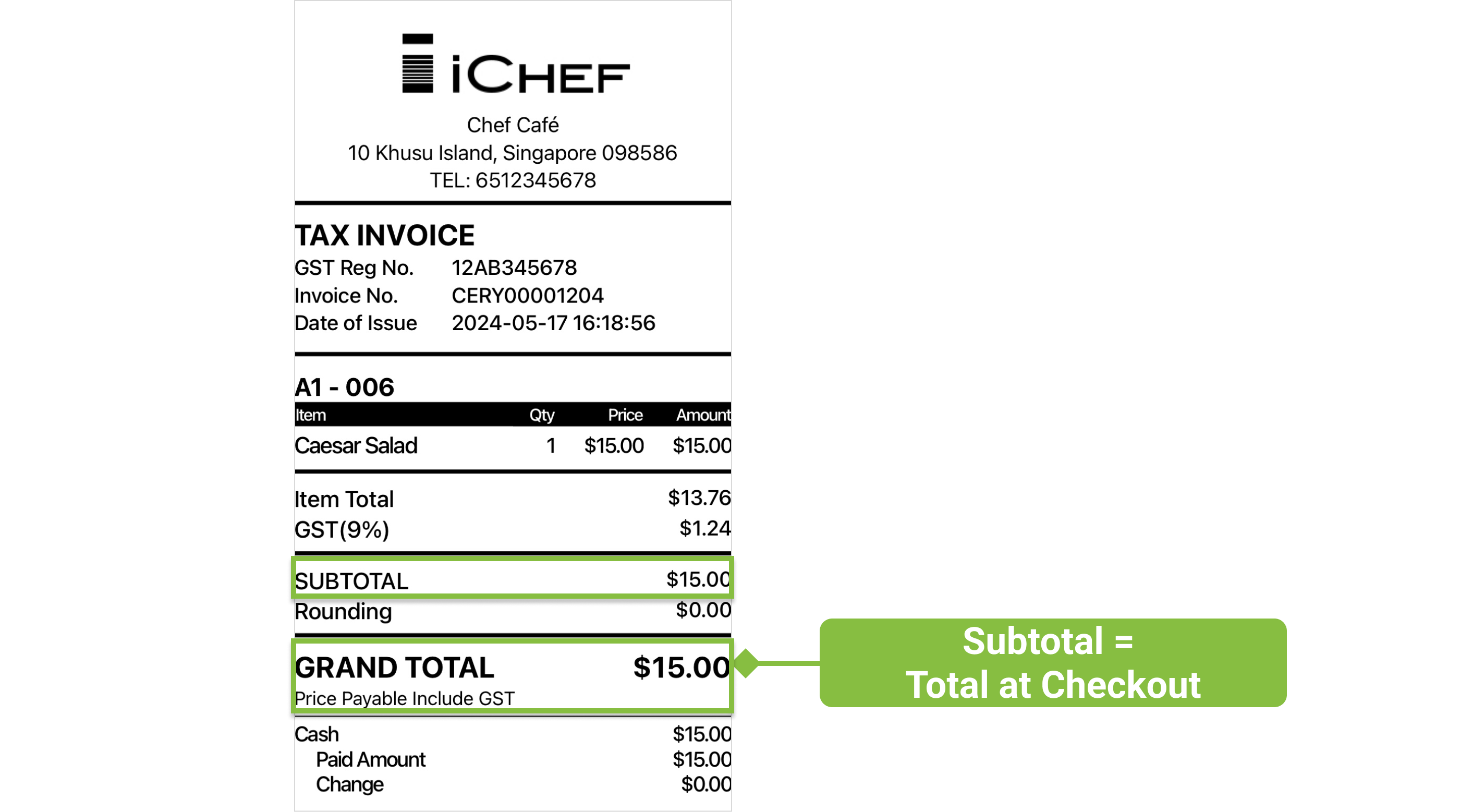 Set up GST (Good and Services Tax)｜Invoice & Receipt – iCHEF Support